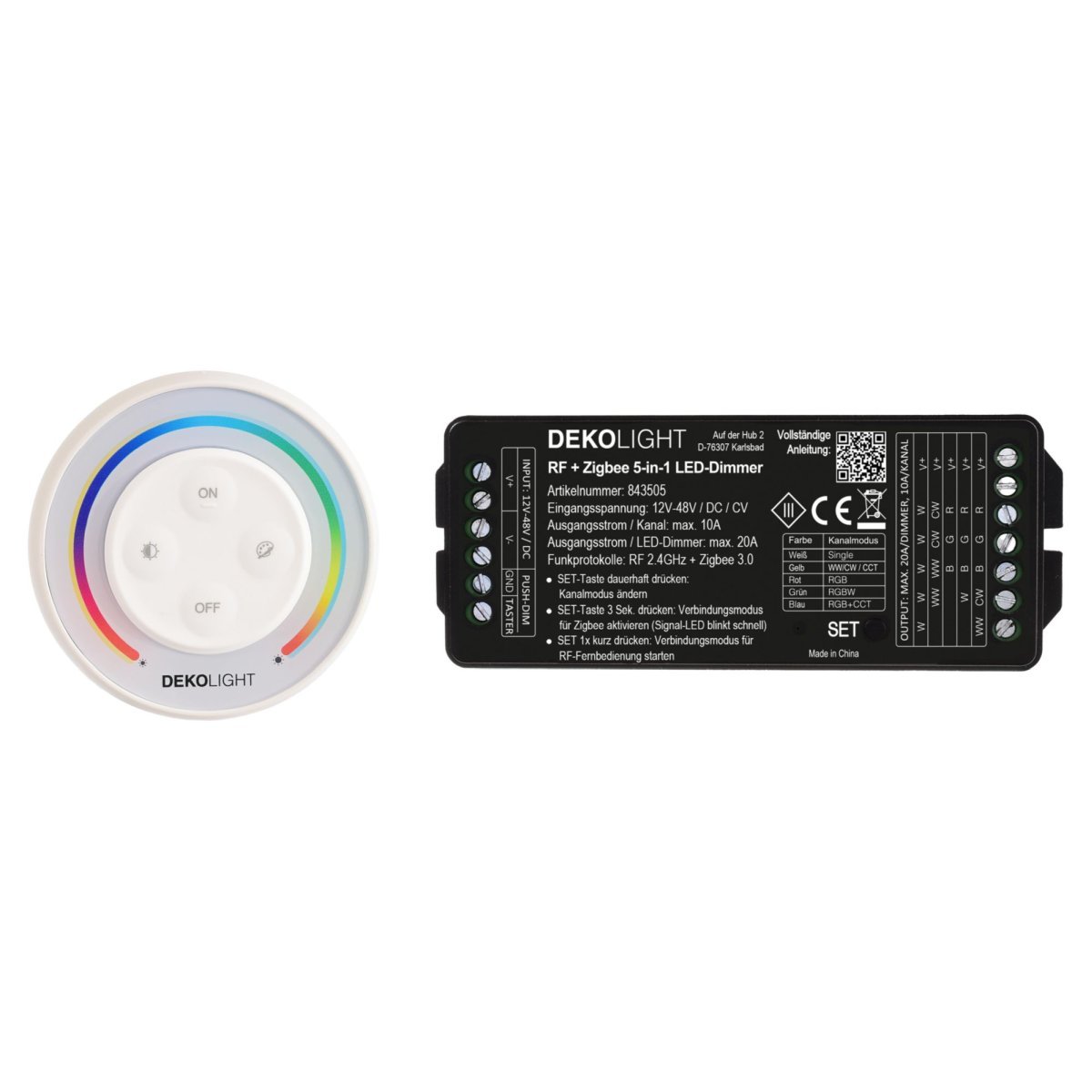 Deko-Light RF-smart RGBW CCT Starter-Set 20A