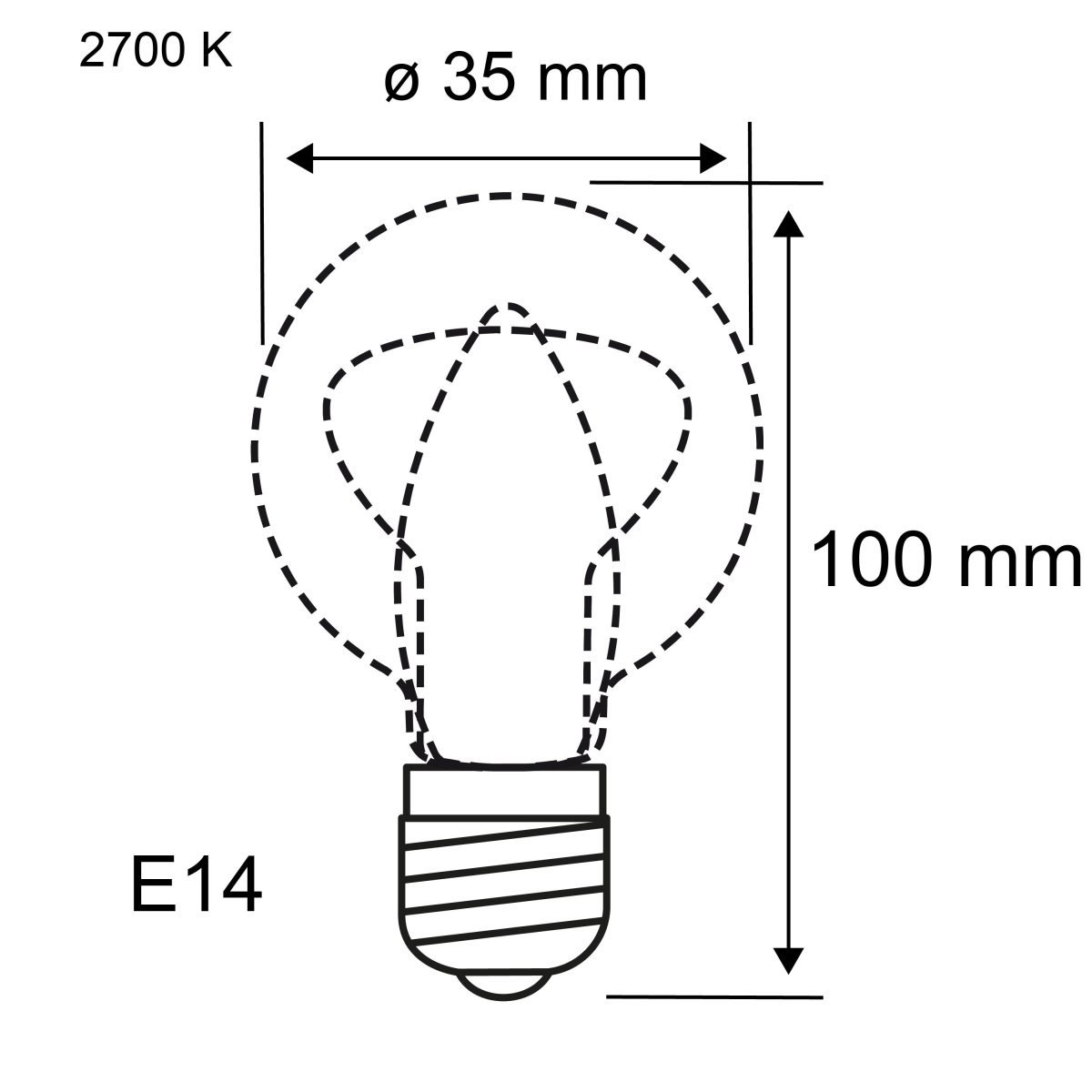 Paulmann 28426 Standard 230V LED Kerze E14 3er-Set Opal