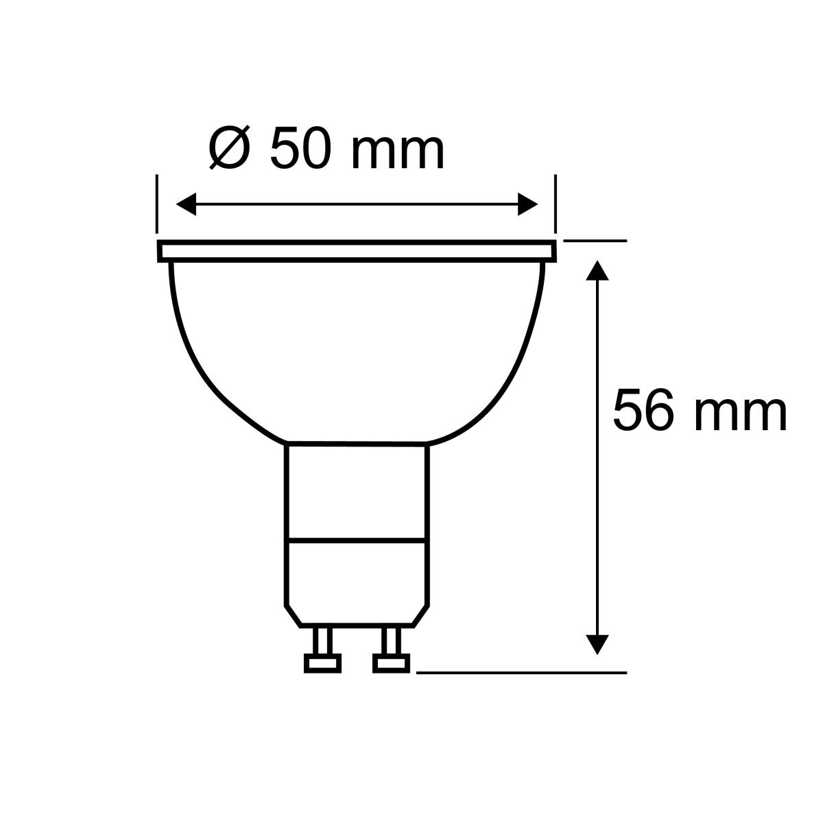 Paulmann 28798 230V Easy Dim LED Reflektor GU10 Weiß