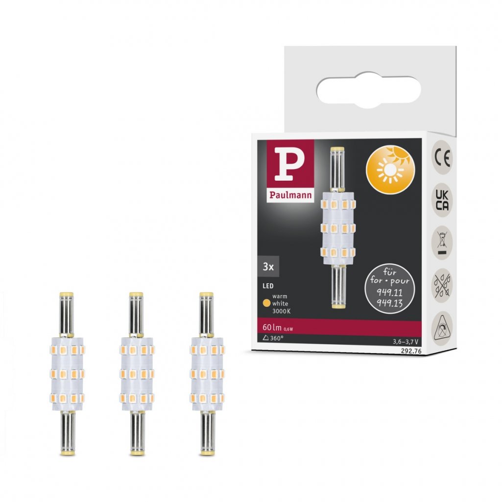 Paulmann 29276 Solar Taina LED Ersatzleuchtmittel 3er-S