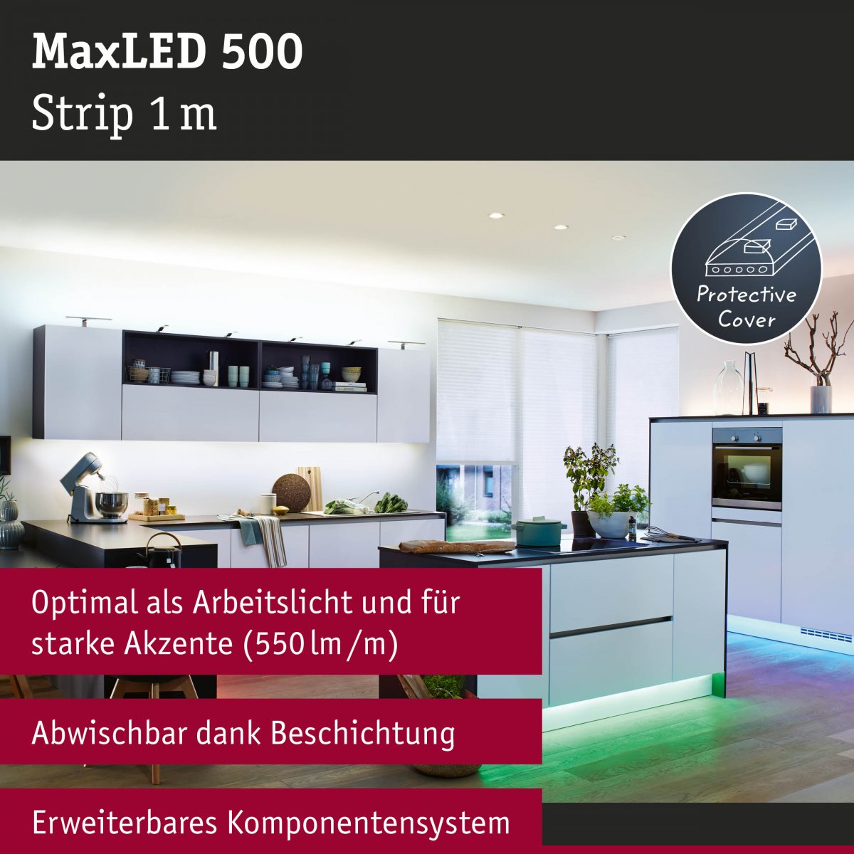 Paulmann 70634 MaxLED 500 RGBW Strip 1m beschichtet