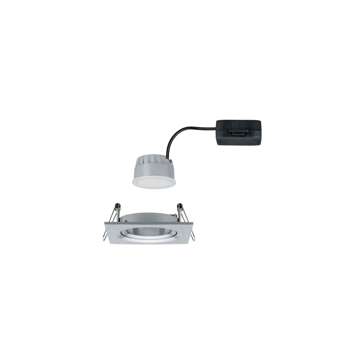 Paulmann 93491 Nova Coin 3-Step-Dim Alu gedreht LED