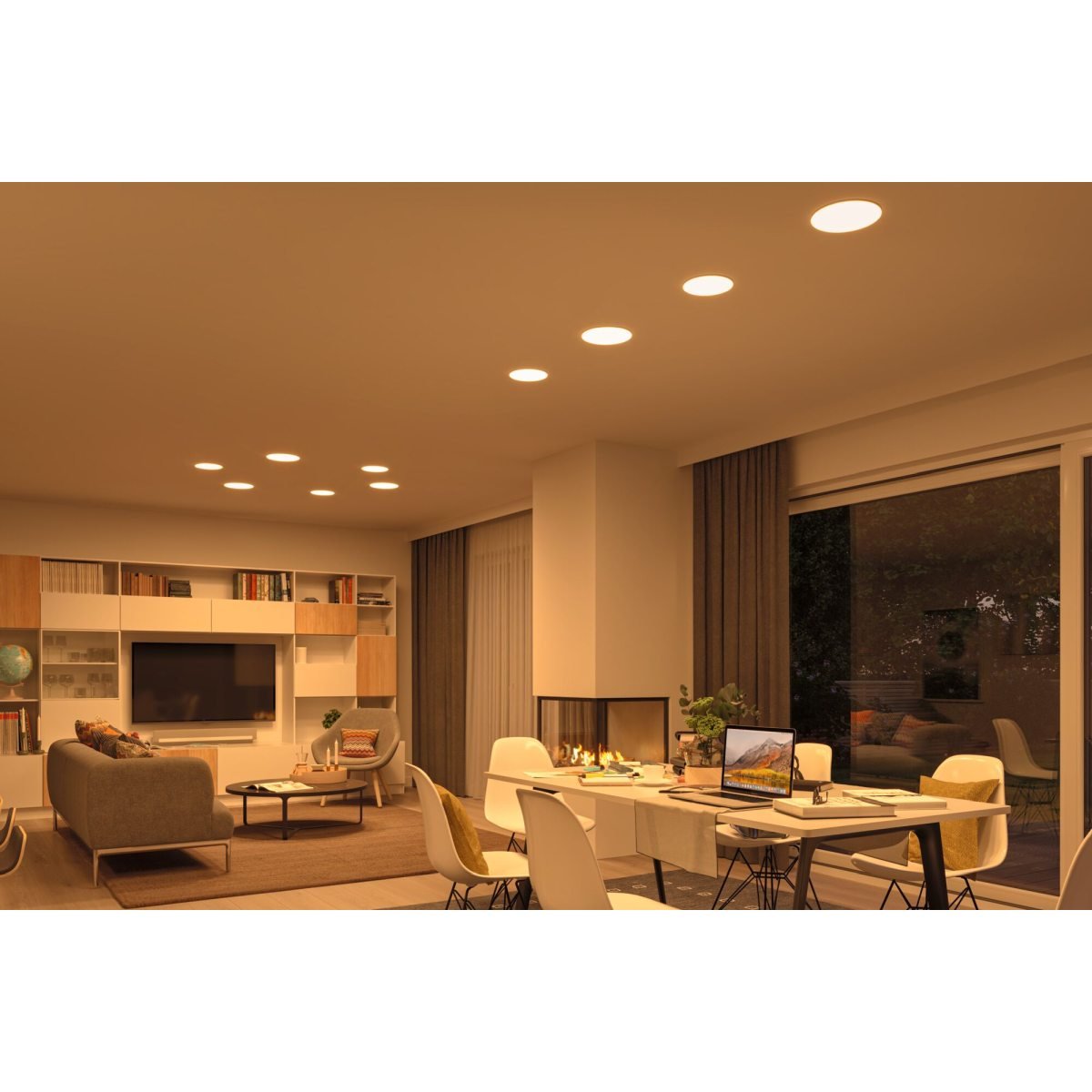 Paulmann 95387 VariFit Zigbee Veluna Einbaupanel rund