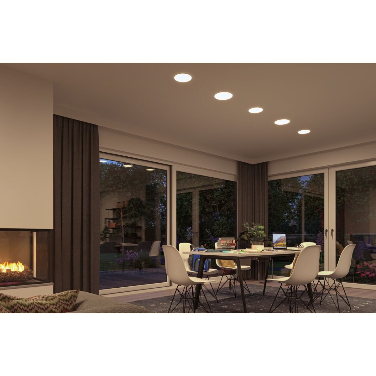Paulmann 95387 VariFit Zigbee Veluna Einbaupanel rund