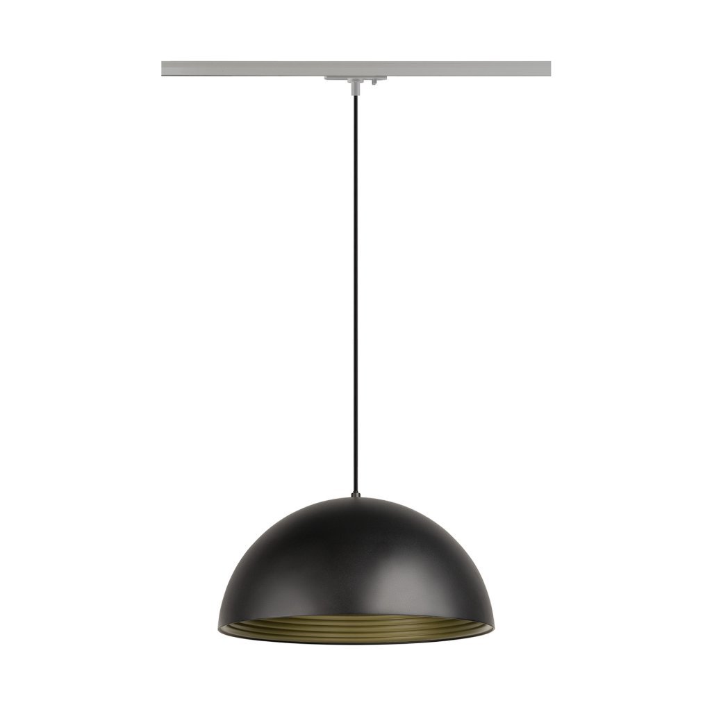 SLV Forchini M 40 Track 1-Phasen System Pendelleuchte E27 schwarz ...