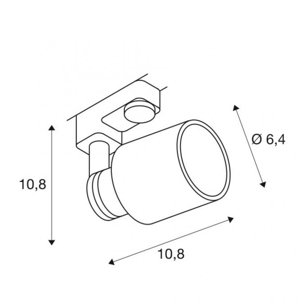 SLV Puri Track QPAR51 weiß inkl. 3P-Adapter